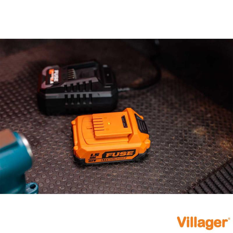 SET akumulatorskog alata VILLAGER šrafilica odvijač brusilica